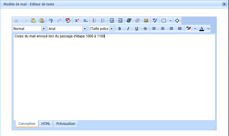 Configuration des modèles de mail - AQManager Full Web Documentations